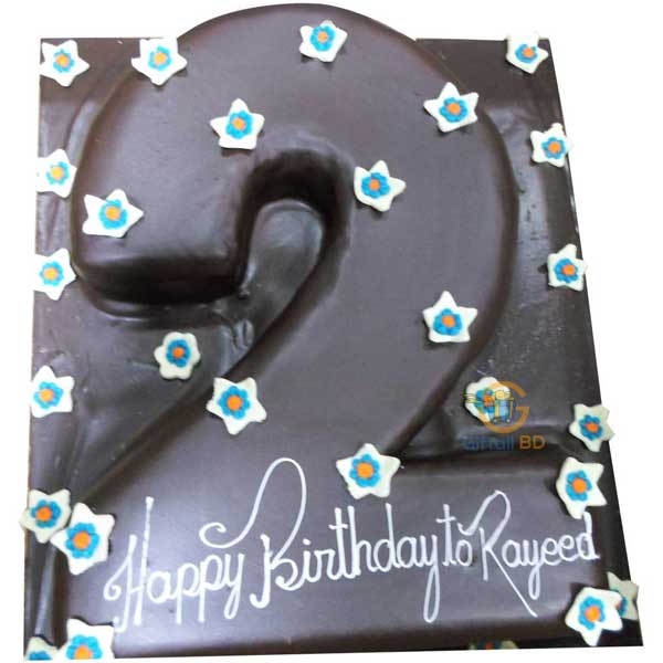 Number shaped cake - Well food cake delivery service in Bangladesh ...