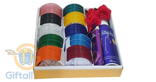 Churi package for her - Bangladeshi churi package, Bangles basket for ...