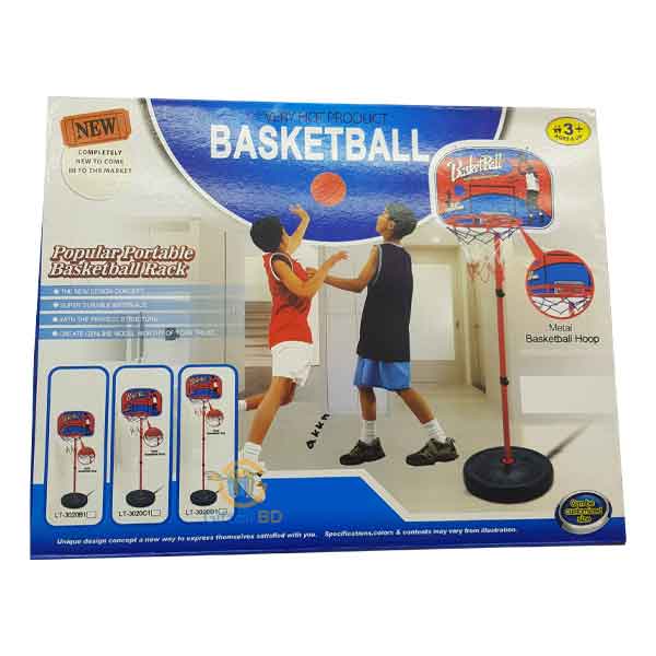 Basket Ball set with metal stand for kids - Toys, Games and sports ...